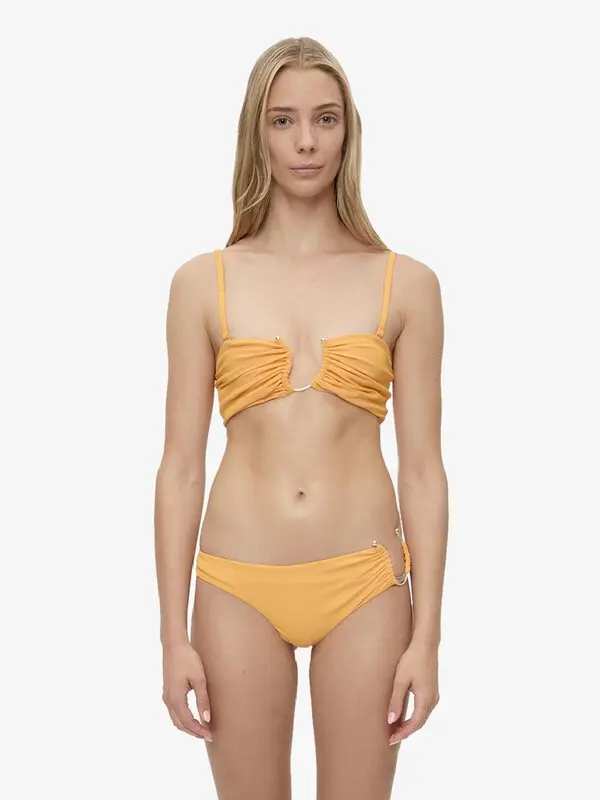 Christopher Esber Ruched Crescent Bandeau Top - Valencia
