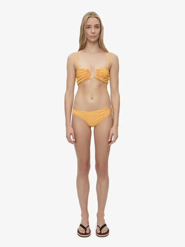 Christopher Esber Ruched Crescent Bandeau Top - Valencia