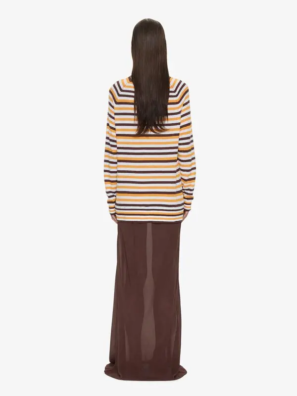 Christopher Esber Stripe Knit Monument Maxi Dress