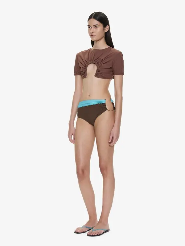 Christopher Esber U Prong Tee Bikini - Husk Brown