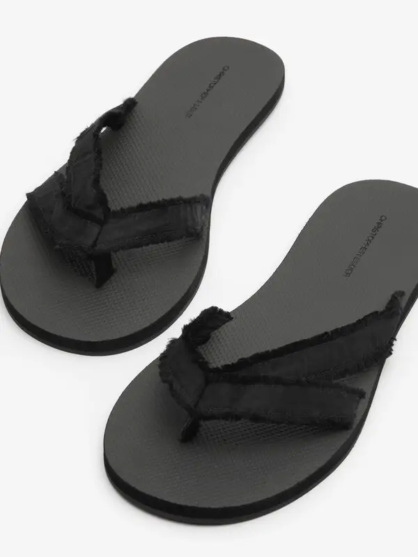 Christopher Esber Freya Silk Flip Flop