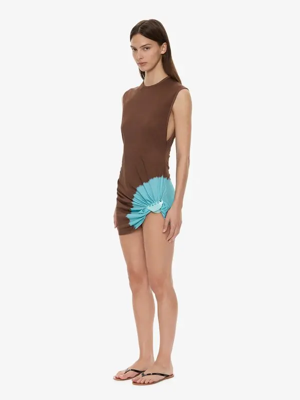 Christopher Esber Tie Dye Snap Clip Tank Dress