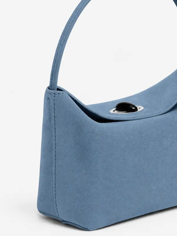 Christopher Esber Turnlock Suede Mini Bag