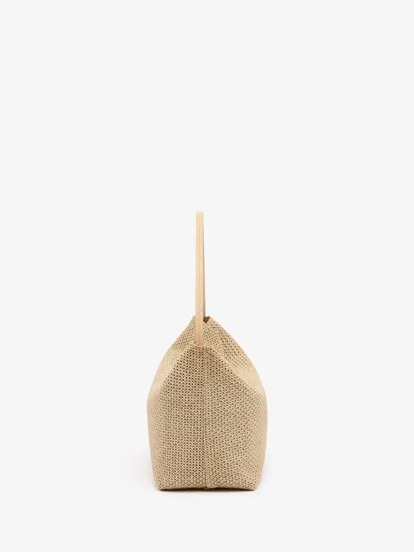 Christopher Esber Turnlock Raffia Hobo Bag - Natural