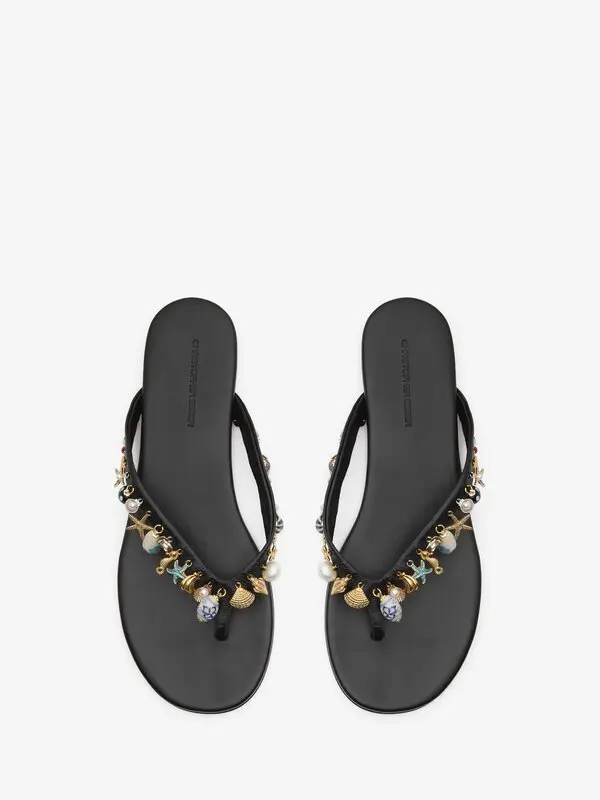 Christopher Esber Memento Charm Flip Flop