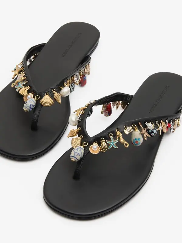 Christopher Esber Memento Charm Flip Flop