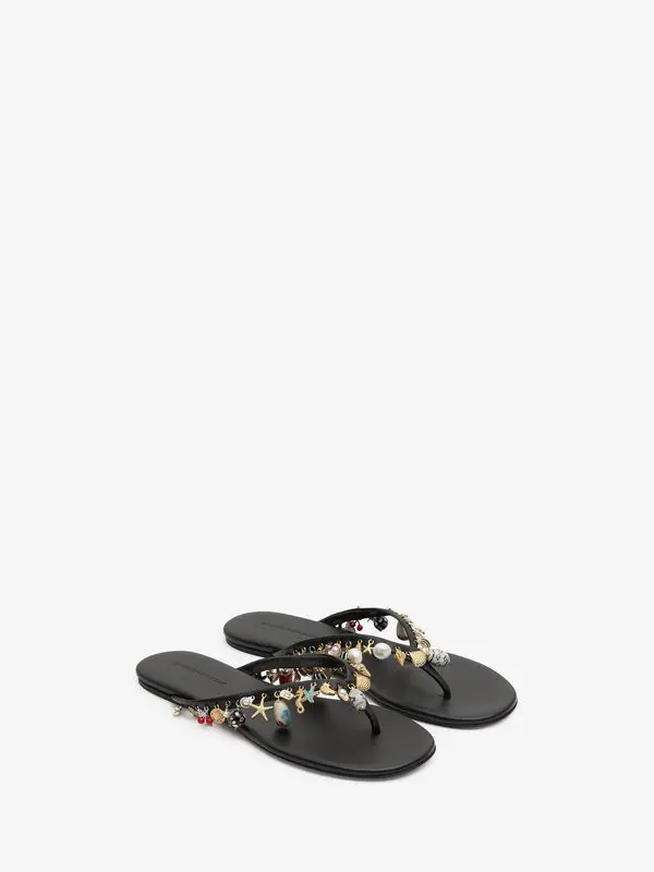 Christopher Esber Memento Charm Flip Flop