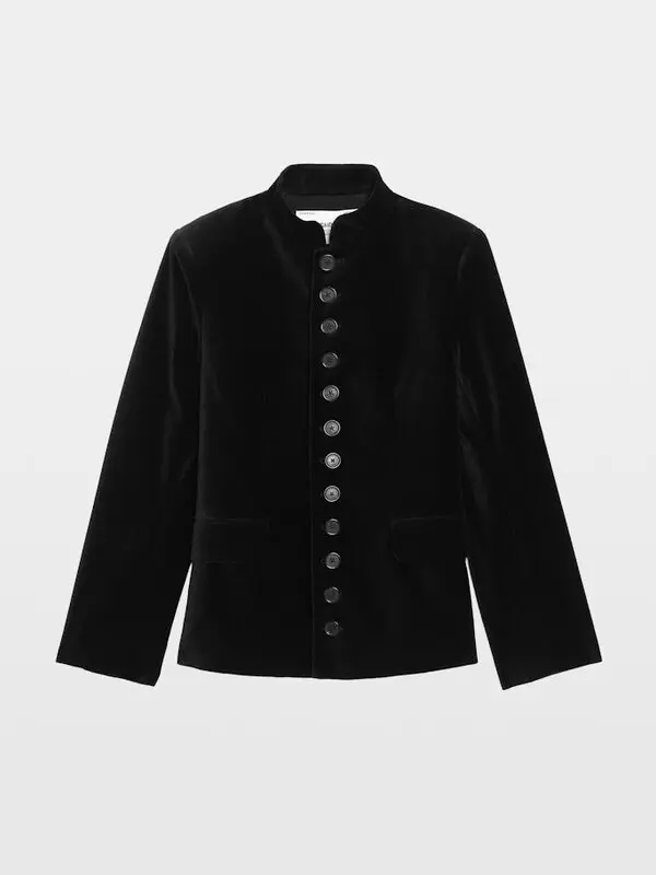 Zadig&Voltaire Vallo Velvet Jacket - Black