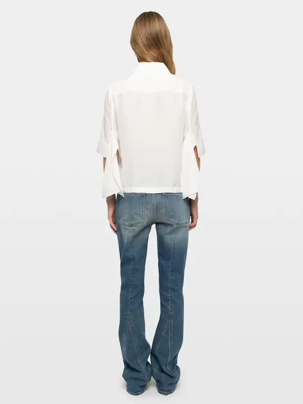 Zadig&Voltaire Telmy Silk Shirt With Bow Detail Cuffs