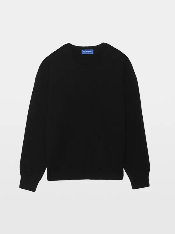 Zadig&Voltaire Oversized Cashmere Crew Neck Sweater - Black