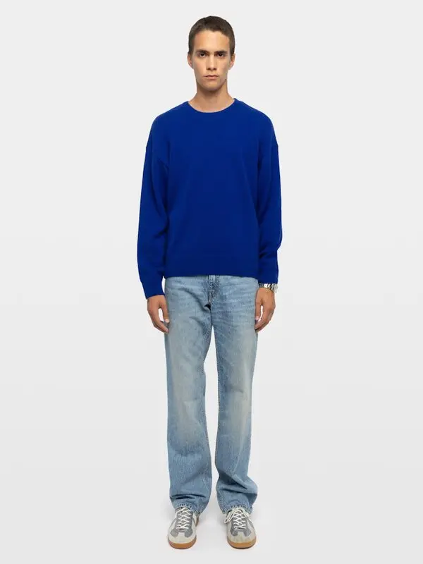 Zadig&Voltaire Oversized Cashmere Crew Neck Sweater - Bleu Pellat