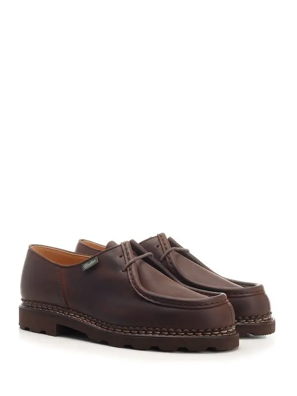 Paraboot Michael Nubuck Derby Shoes - Brown