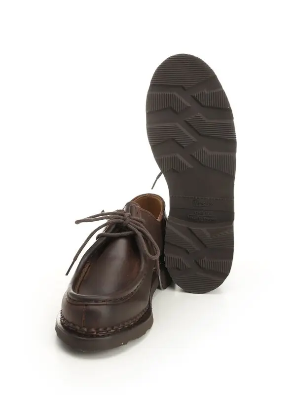 Paraboot Michael Lace-up Nubuck Shoes - Brown