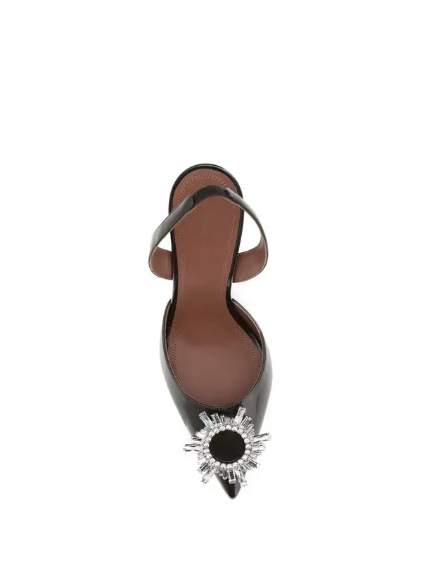Amina Muaddi Begum Patent Leather Pumps