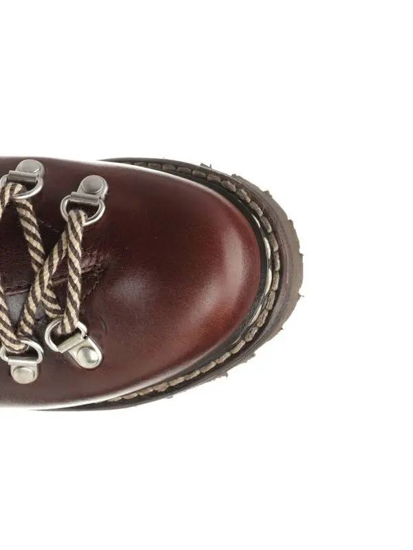 Paraboot Avoriaz Leather Lace-up Boots - Gray