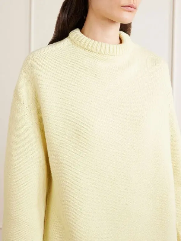 JIL SANDER Cashmere And Wool-blend Sweater