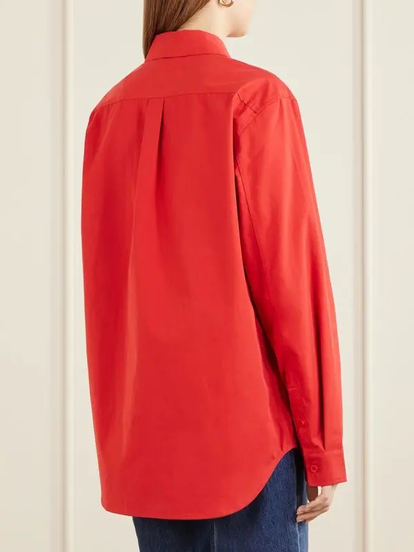 Tibi Easy Cotton-twill Gabardine Shirt