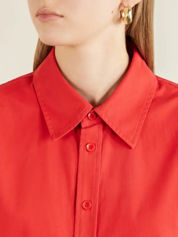 Tibi Easy Cotton-twill Gabardine Shirt