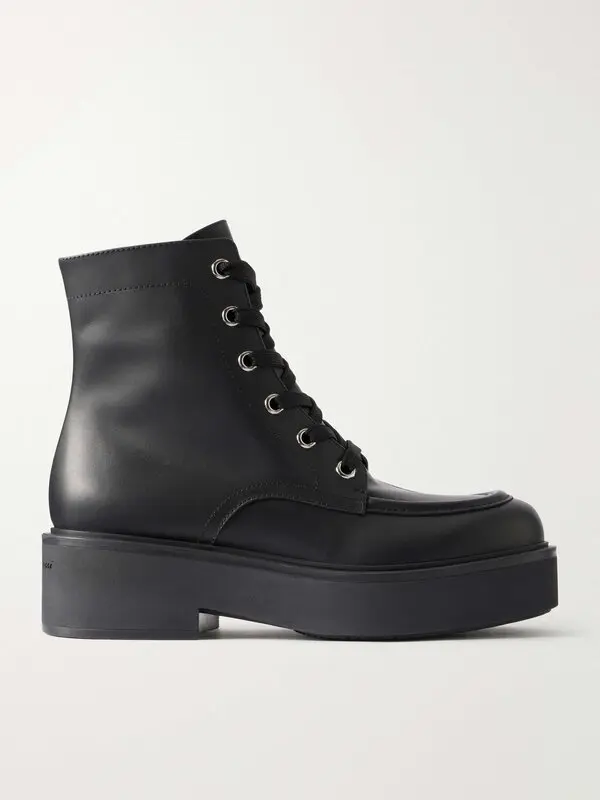 GIANVITO ROSSI 20 Leather Ankle Boots