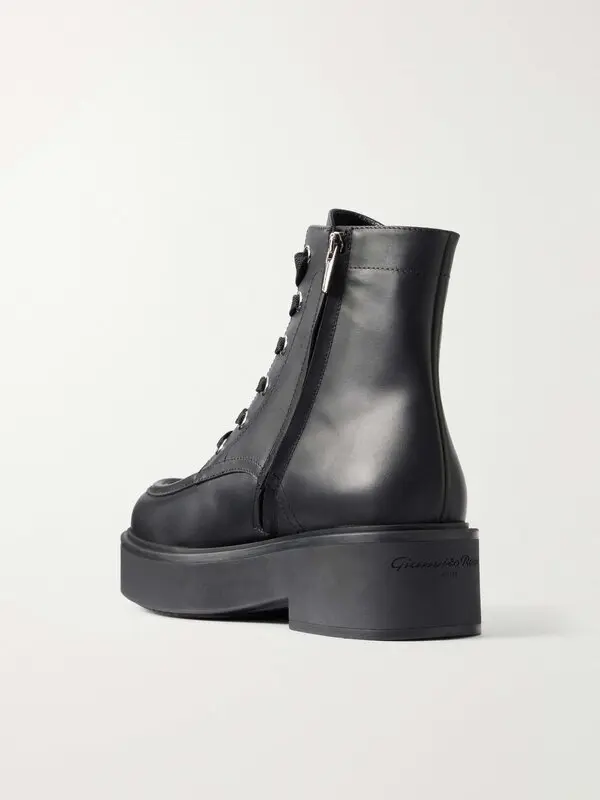 GIANVITO ROSSI 20 Leather Ankle Boots