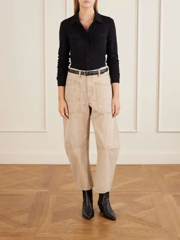 NILI LOTAN Ibra Wool Shirt