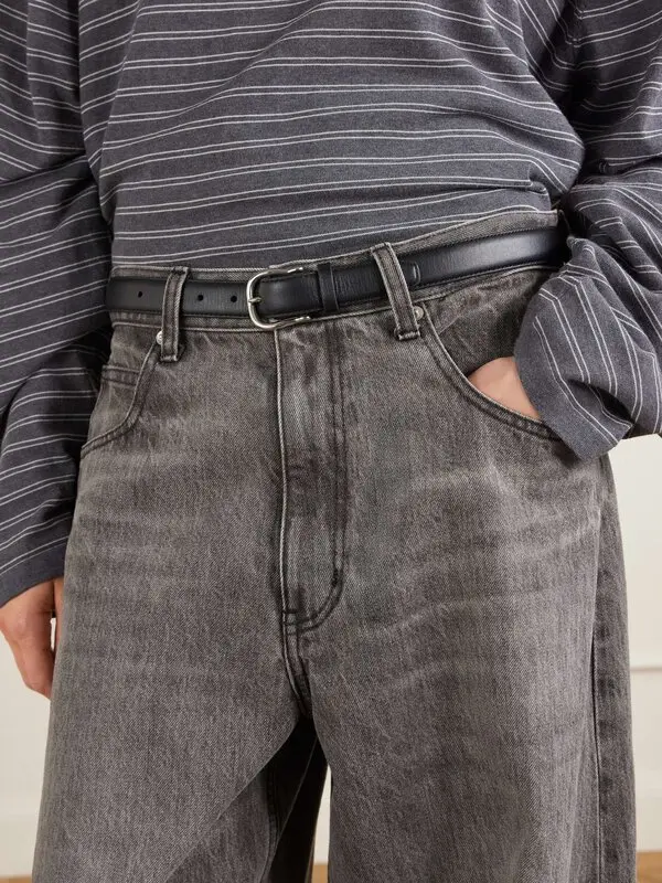 NILI LOTAN Sloane Leather Belt
