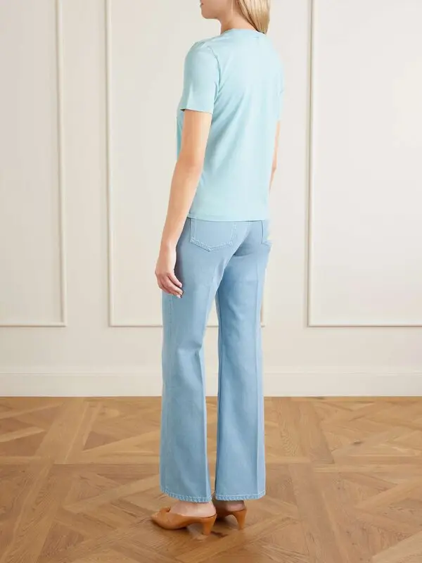 Chloé Printed Cotton-jersey T-shirt