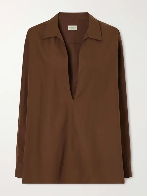 Comme Si Cotton Poplin Shirt