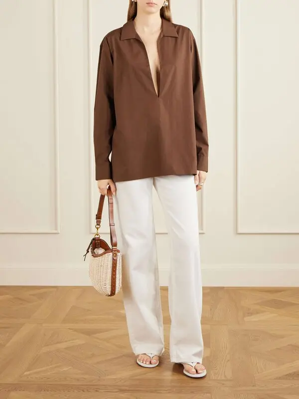 Comme Si Cotton Poplin Shirt