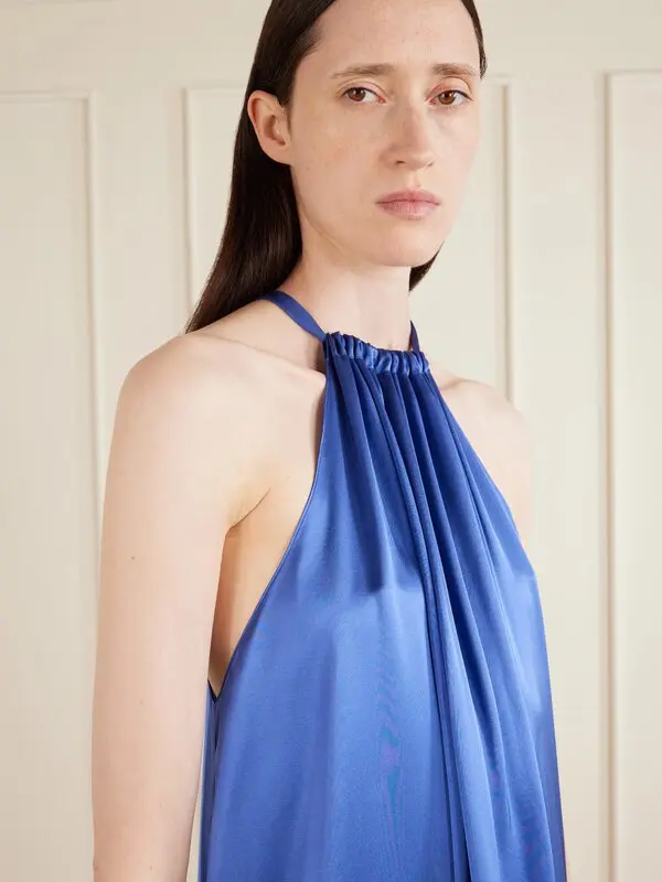 Aflalo Bexley Gathered Halterneck Mini Dress