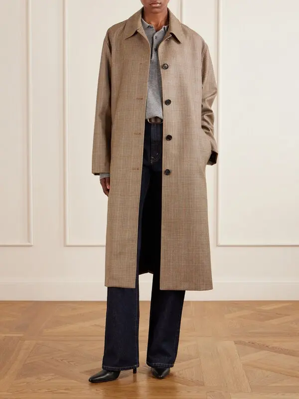 NILI LOTAN Adrien Wool Trench Coat