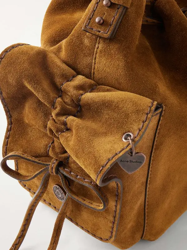 Acne Studios Suede Leather Shoulder Bag