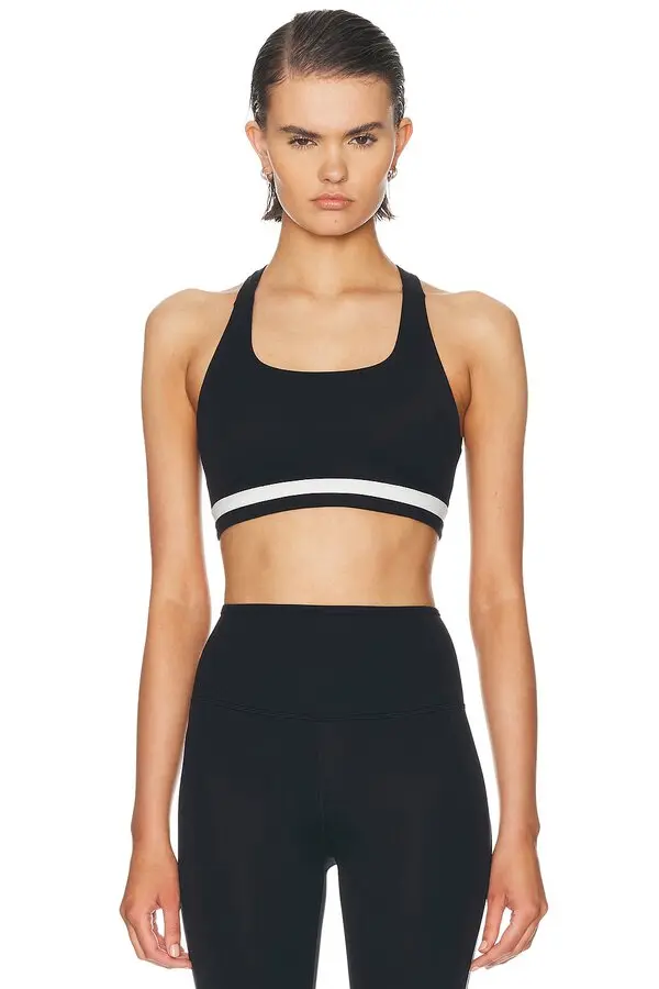 Splits59 Miles Rigor Sports Bra - Black & White