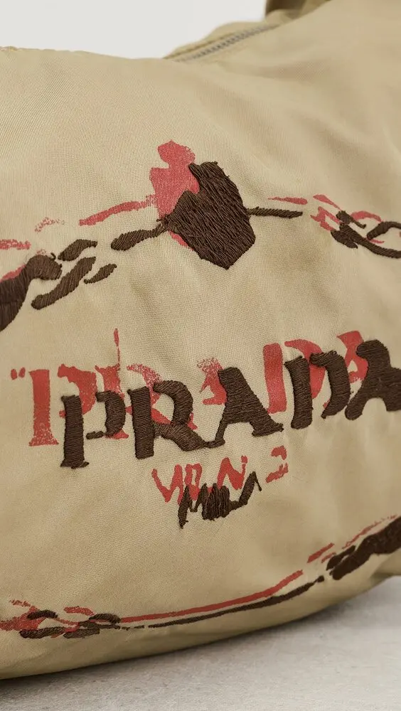 Shopbop Prada Tessuto Stencil Hobo Shoulder Bag