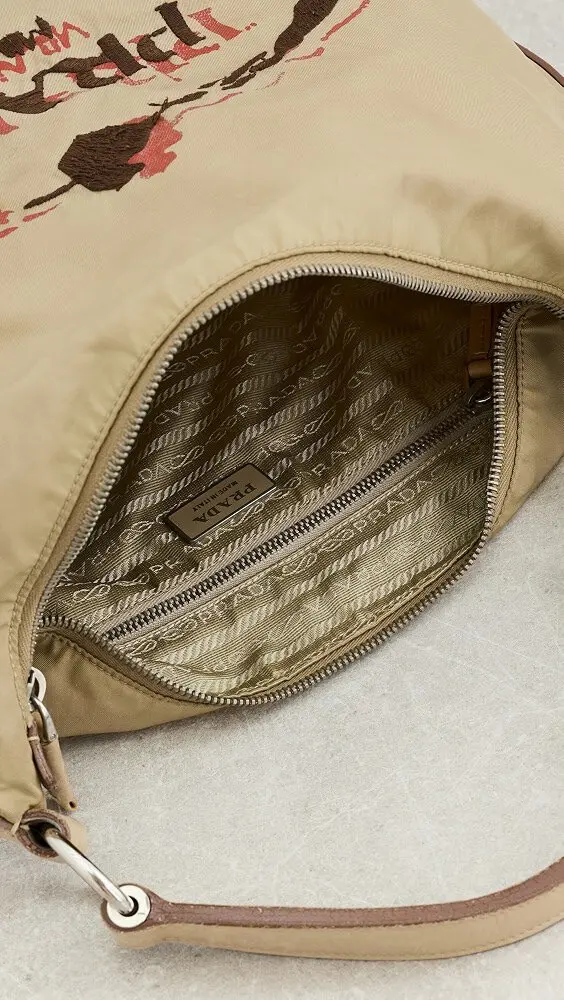 Shopbop Prada Tessuto Stencil Hobo Shoulder Bag