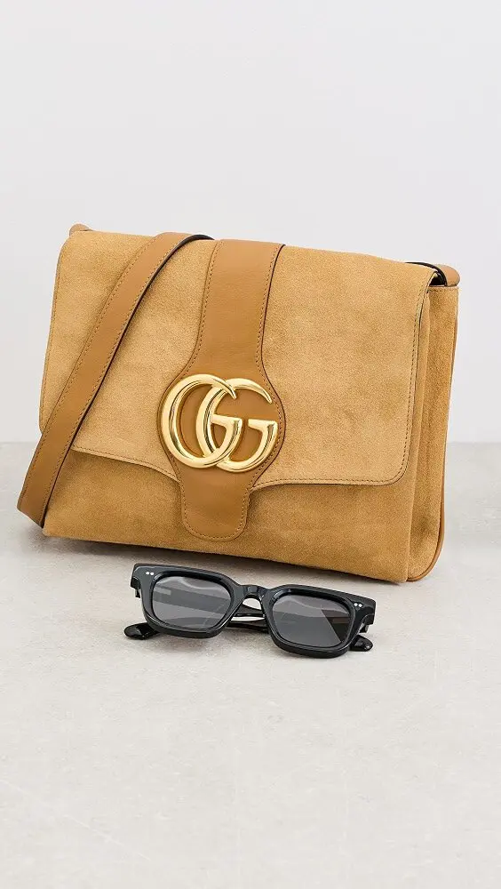 Shopbop Gucci Ali Suede Shoulder Bag
