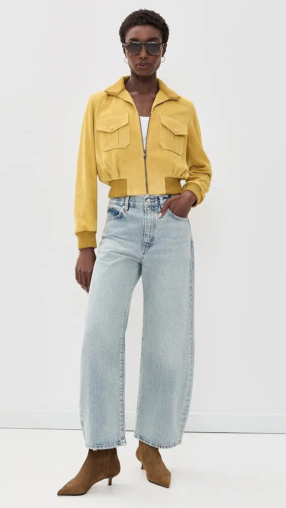 FRAME The Suede Ace Bomber Jacket