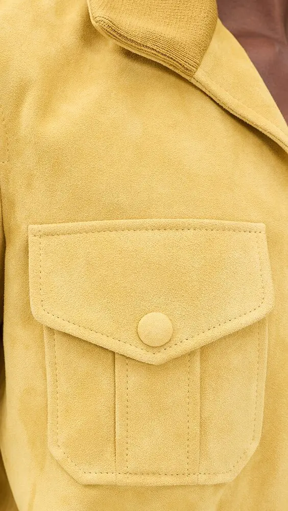 FRAME The Suede Ace Bomber Jacket