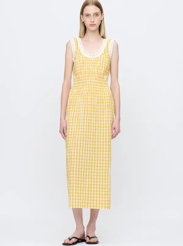 CALLAS MILANO Federica Tank Dress - Yellow