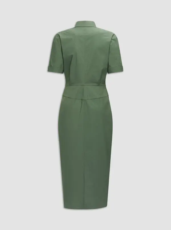 CALLAS MILANO Bali Wrap Shirt Dress