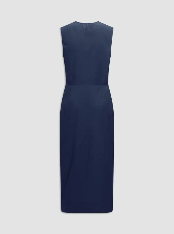 CALLAS MILANO Agnes V-neck Wrap Dress With Ruching