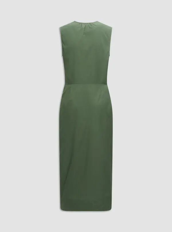 CALLAS MILANO Agnes V-neck Wrap Dress With Ruching