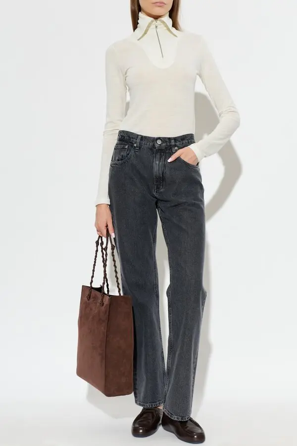JIL SANDER Top With A Stand-up Collar