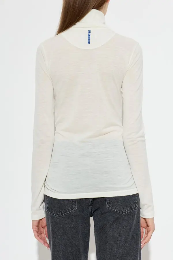 JIL SANDER Top With A Stand-up Collar
