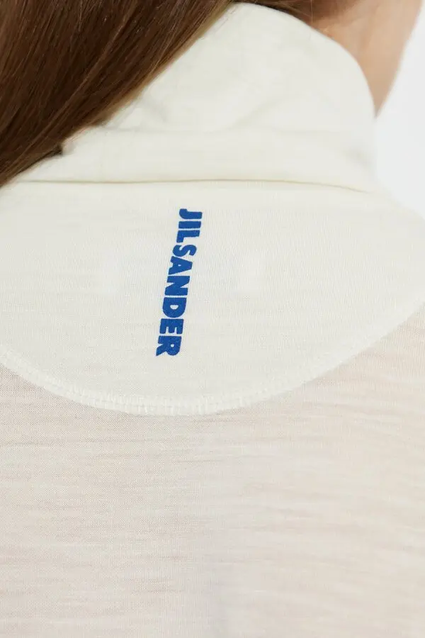 JIL SANDER Top With A Stand-up Collar