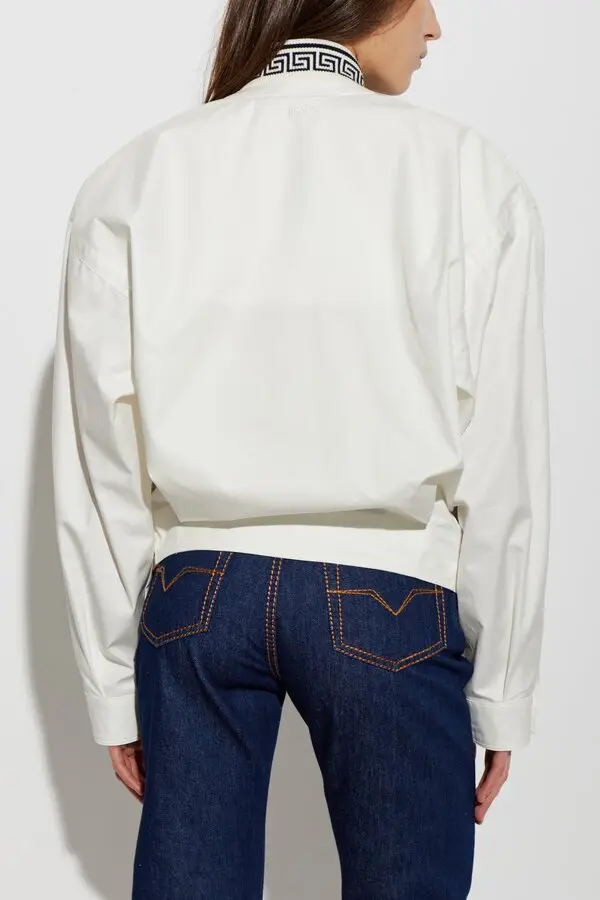 Versace Jacket With A Distinctive Greek Pattern