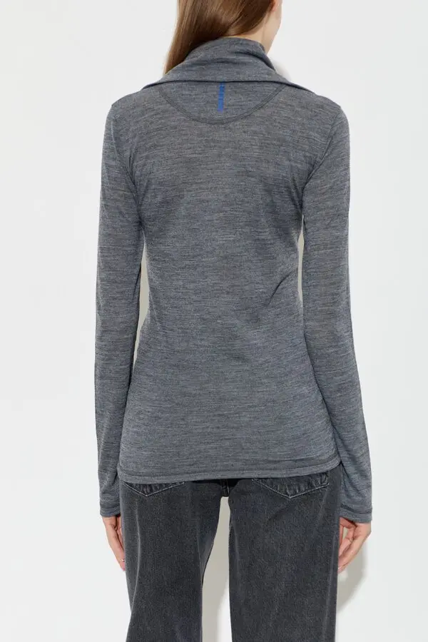 JIL SANDER Top With A Stand-up Collar