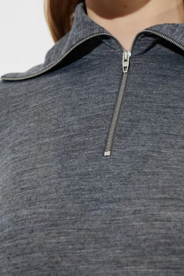JIL SANDER Top With A Stand-up Collar