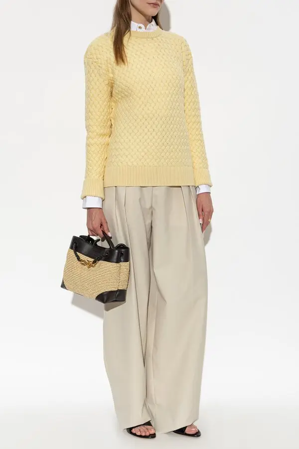 Bottega Veneta Wool Sweater With A Crew Neckline