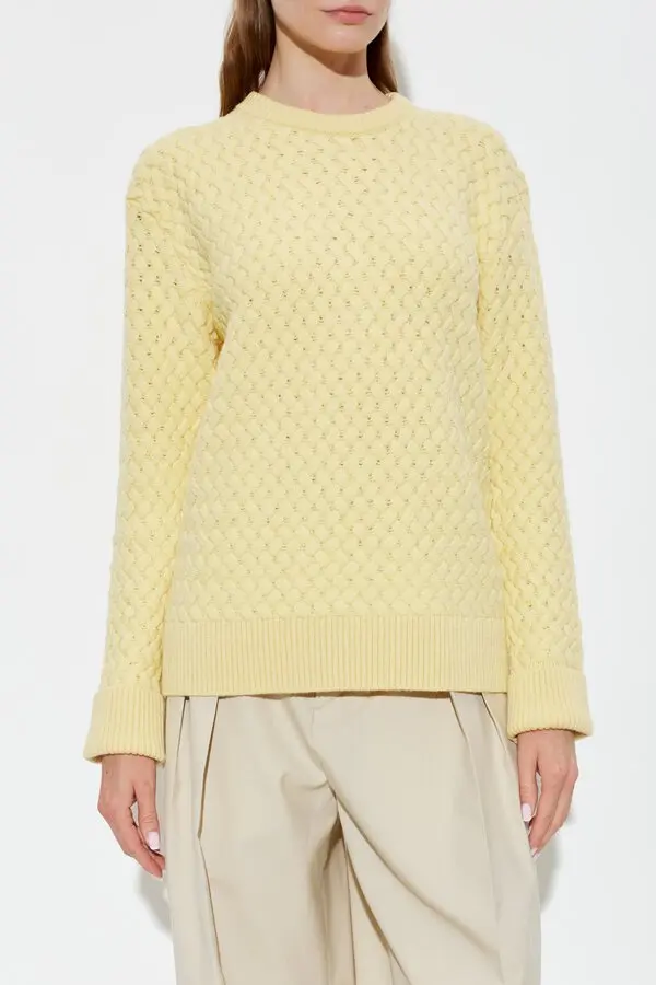Bottega Veneta Wool Sweater With A Crew Neckline